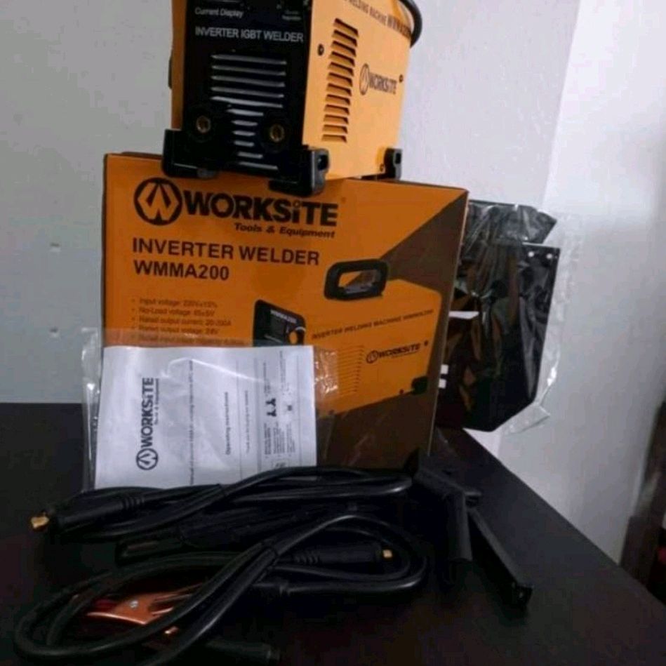 Jual Wmma200 Mesin Las Trafo Las Listrik Inventer Digital 200a Worksite ...