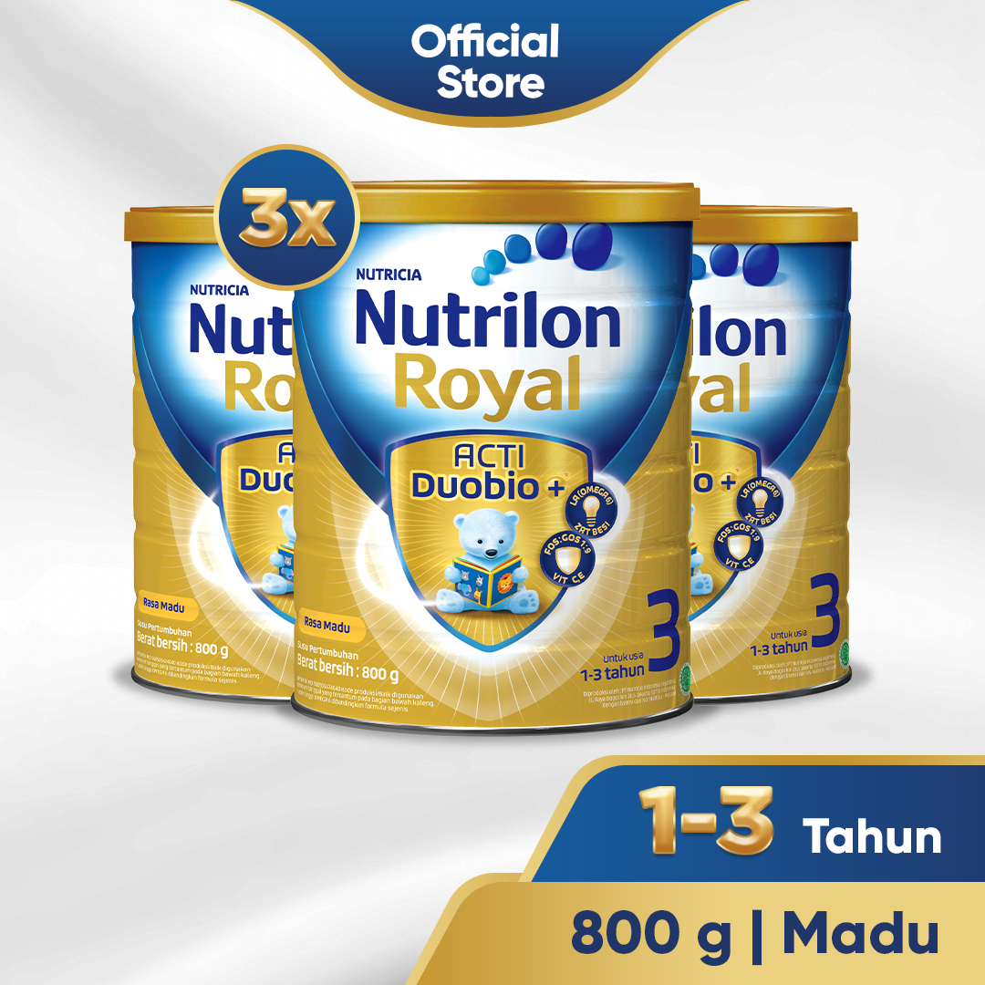 Promo Nutrilon Royal 3 Madu Susu Pertumbuhan 800 g x 3 Pcs Diskon 11% di Seller Blibli.com ...