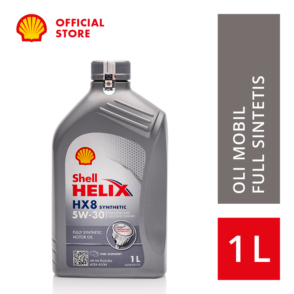 Jual Shell Helix HX8 5W-30 Oli Mobil [1L] di Seller Shell Indonesia ...