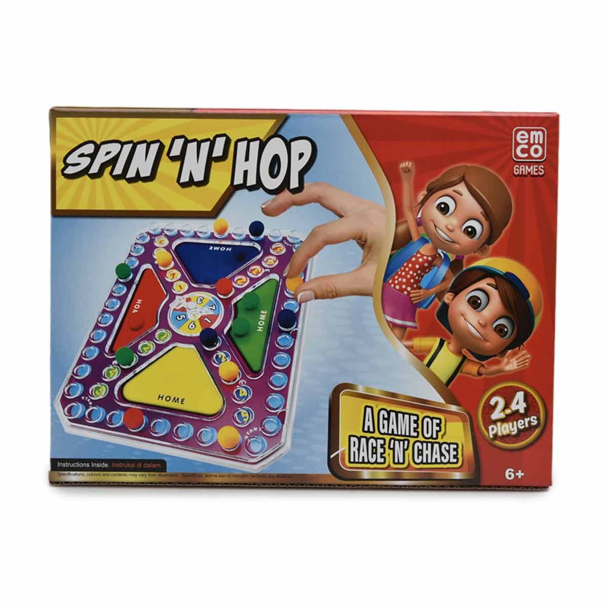 Jual Emco 100071 Games sPIN 'N' Hop Board Games di Seller TOYSPEDIA ...