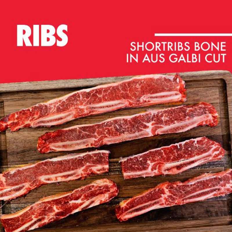 Jual Daging Iga Sapi Impor Aus Beef Shortribs Bone In Kalbi Galbi 500gr ...