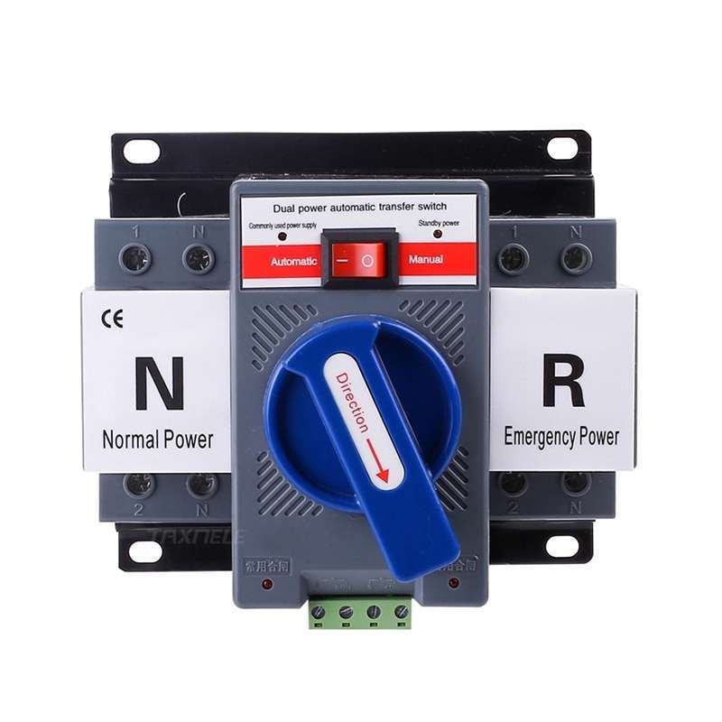 Jual ATS 2P 63A 230V Pemutus Arus Mikro Saklar Transfer Otomatis Daya ...
