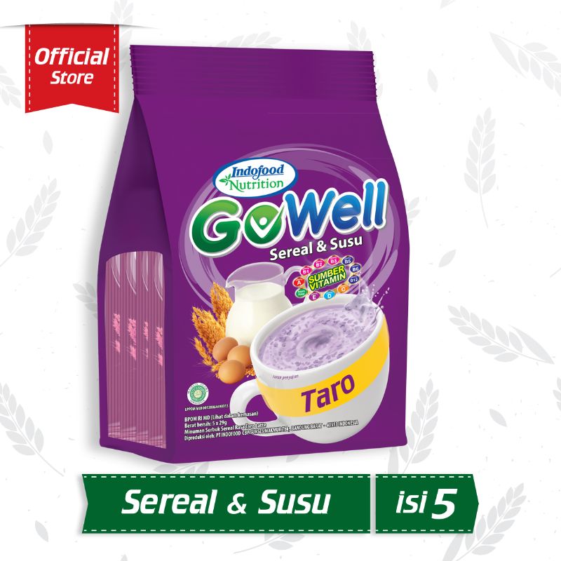 Jual GoWell Indofood Taro Polybag [29 g x 5 pcs] di Seller Tambah Jaya ...
