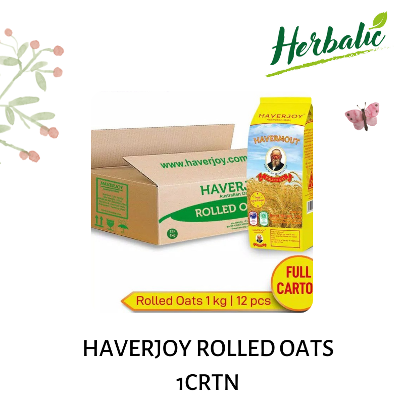 Jual HAVERJOY Rolled Oat Sereal [1 CTN/12 pcs] di Seller Herbalic ...