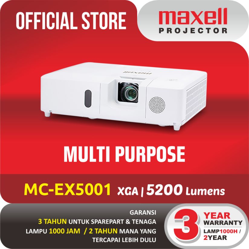 Jual Maxell Projector MC-EX5001 Proyektor Lcd Infocus di Seller Maxell ...
