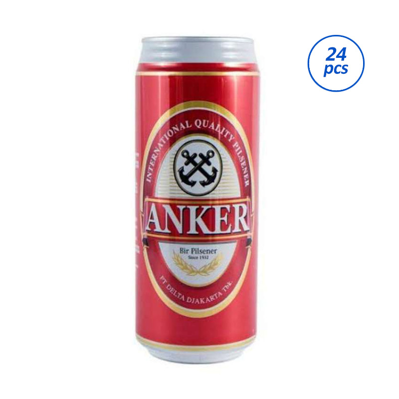 Promo Anker Bir Pilsener Minuman Alkohol [500 mL/ 24 Kaleng/ Dus ...