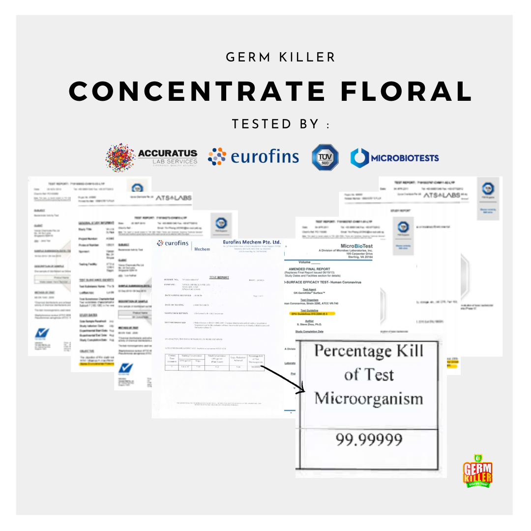 Jual Germ Killer Gk Concentrate Floral Desinfektan [500 mL] di Seller ...