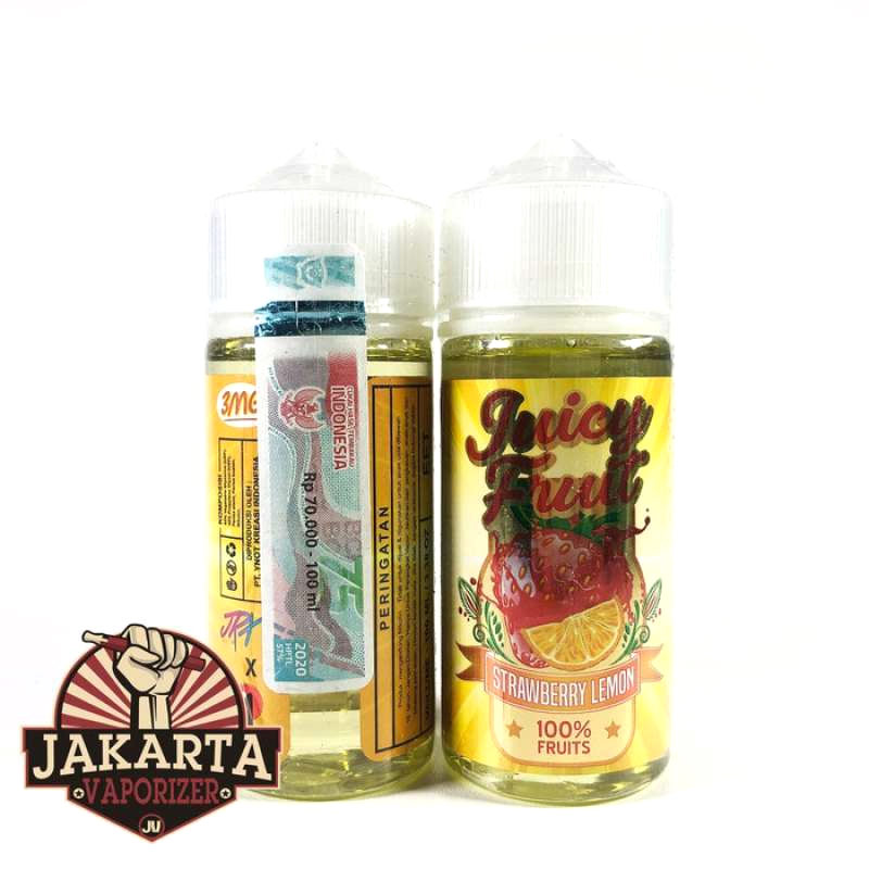 Jual JRX BREW Juicy Fruit Strawberry Lemon Liquid Refill Rokok Elektrik ...