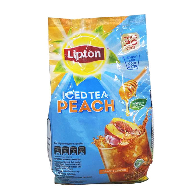 Jual Lipton Ice Peach Tea Minuman Bubuk [510 g] di Seller JM Houseware ...
