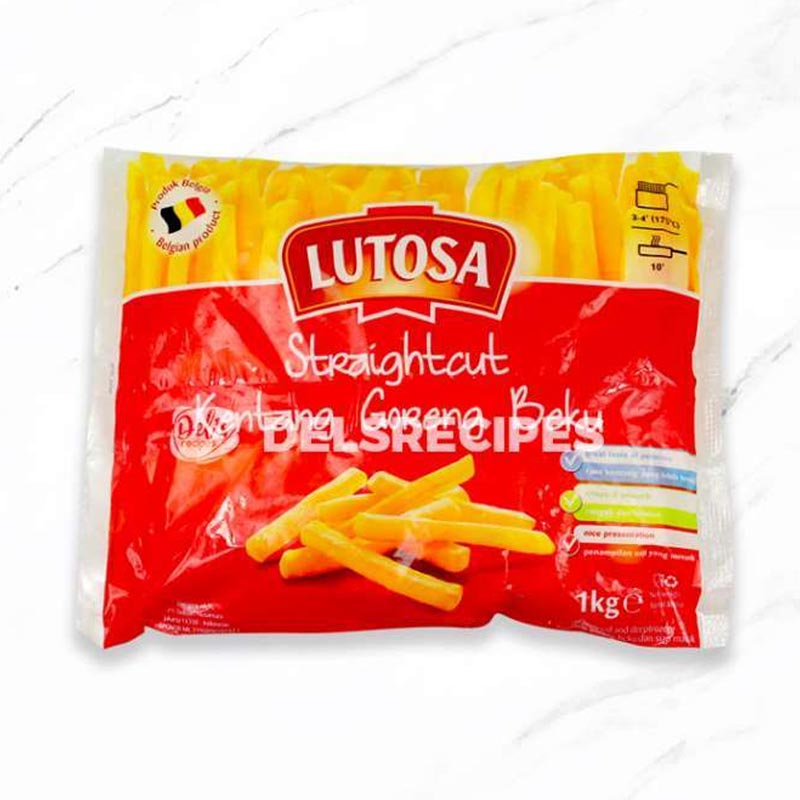 Jual Kentang Goreng Import Belgia -French Fries Straight Cut 3/8 Lutosa ...