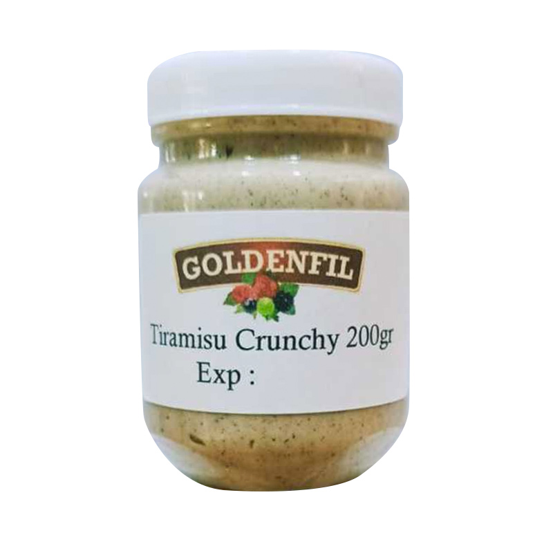 Promo Selai Goldenfil Tiramisu Crunchy Selai [200 g/ Repack] Diskon 11% ...