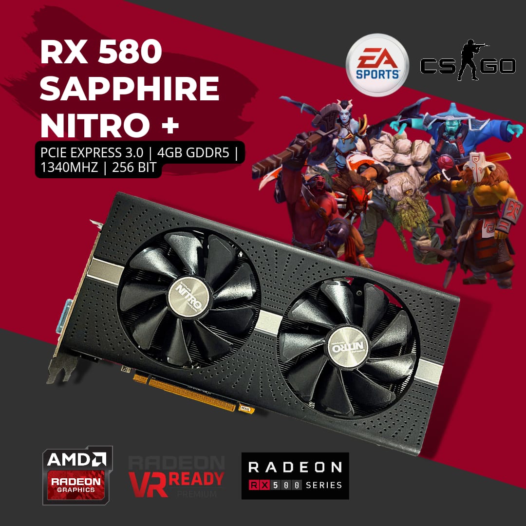 Jual Vga Sapphire Rx 580 4gb Gddr5 256bit Di Seller Waguwagu Id - Pasir ...