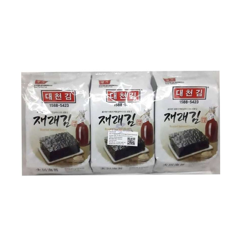 Jual Dae Chun Gim Wangga Original Seaweed [4.5g/ 3 Pcs] di Seller ...