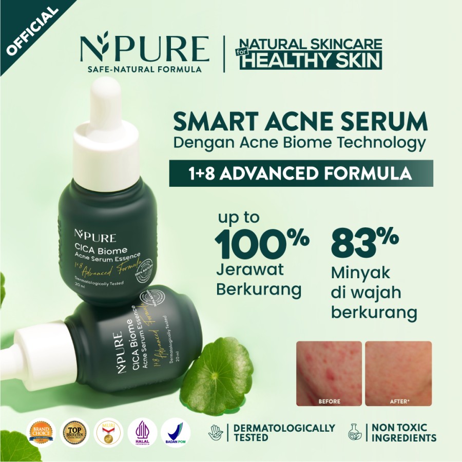 Promo Npure Cica Biome Acne Serum Diskon 10% Di Seller Npure Official ...