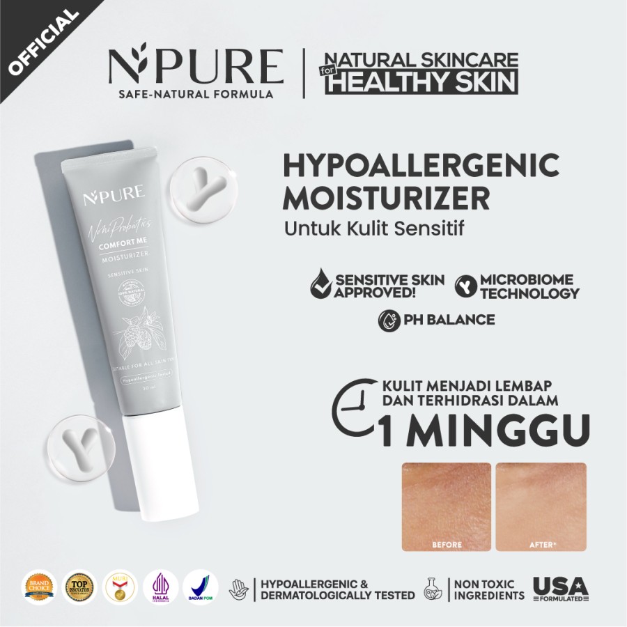 Promo Npure Noni Probiotics Comfort Me Moisturizer Diskon 17% Di Seller ...