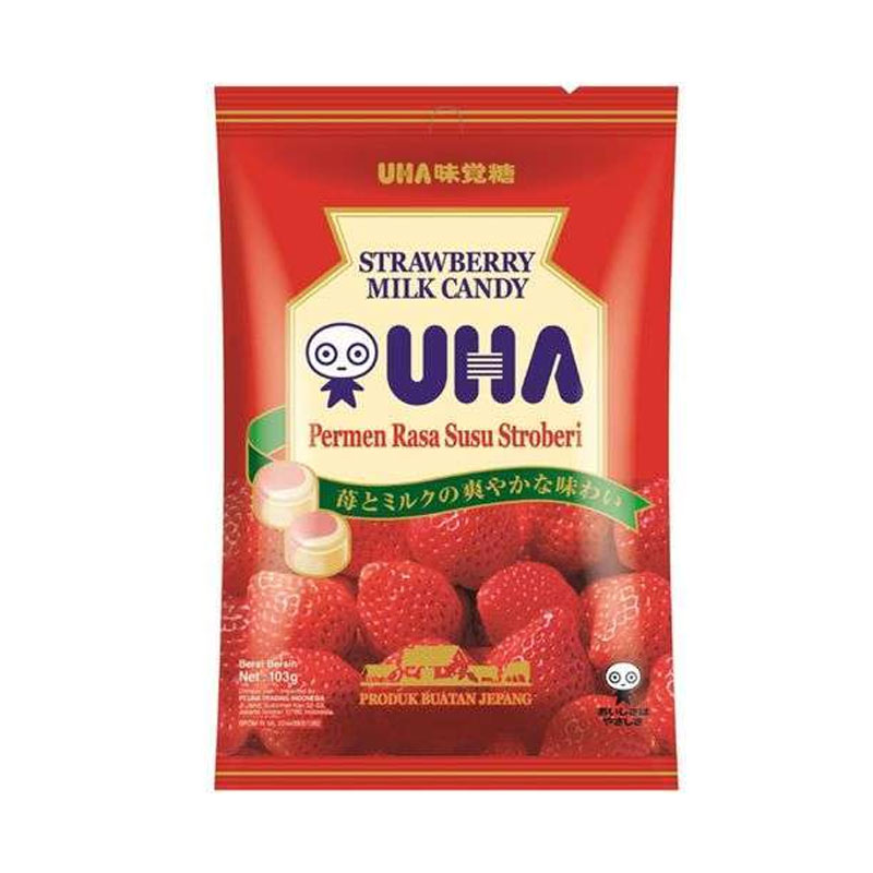 Jual UHA Strawberry Milk Candy [103g] di Seller Quality Food Mart - Ancol, Kota Jakarta Utara ...
