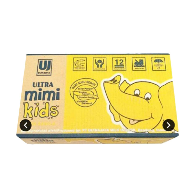 Jual susu UHT ultra mimi kids vanila (125 ml / 40 pcs / 1 dus) di ...
