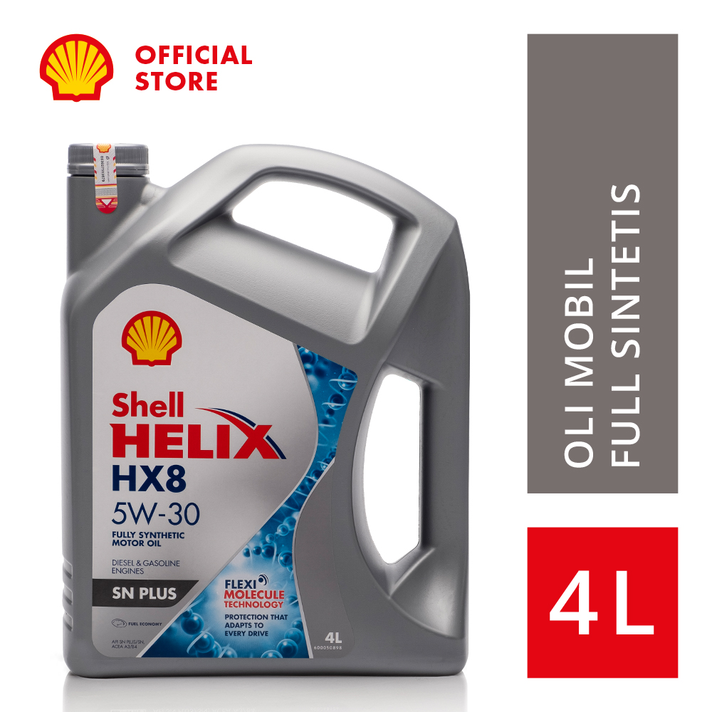 Jual Shell Helix HX8 5W-30 Oli Mobil 4L + Gratis Jasa Ganti Oli ...