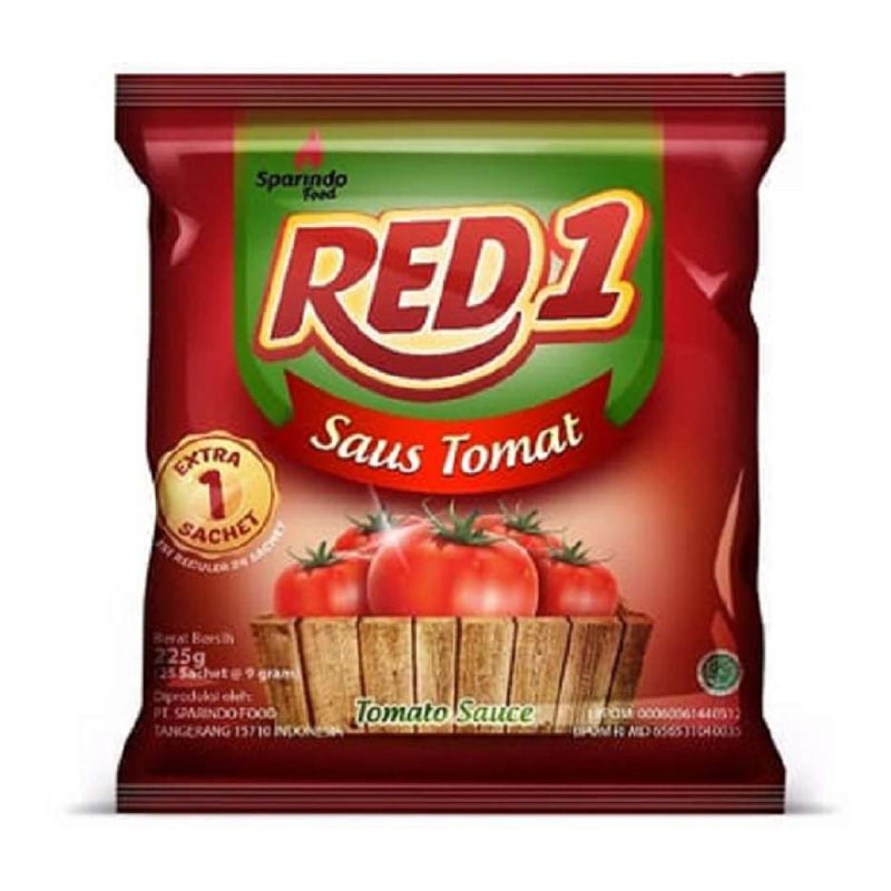 Jual Red Saus Tomat Red 1 [25 sachet] di Seller Sumarno mart - Kebon ...