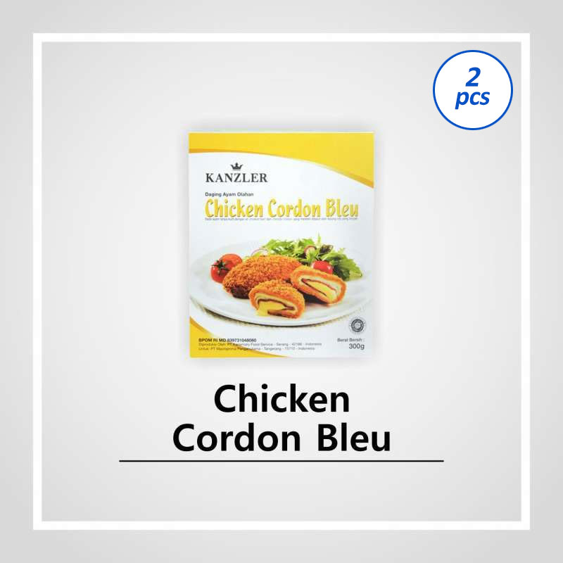 Jual Kanzler Chicken Cordon Bleu Box Makanan Beku [2pcs/300g] di Seller ...
