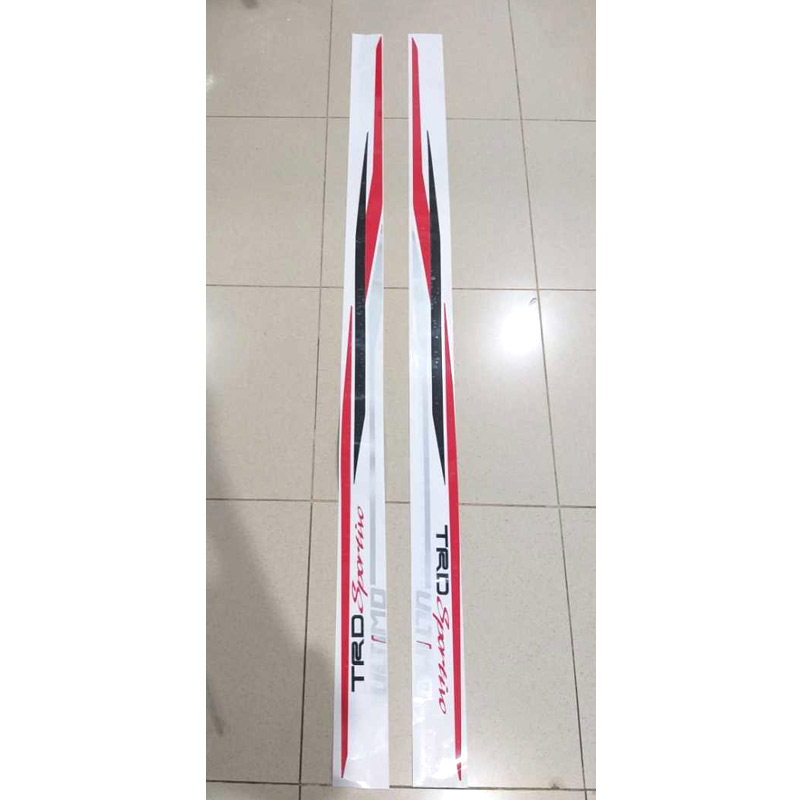 Jual STICKER BODY SAMPING RUSH/TERIOS TRD SPORTIVO ULTIMO - HItam di ...