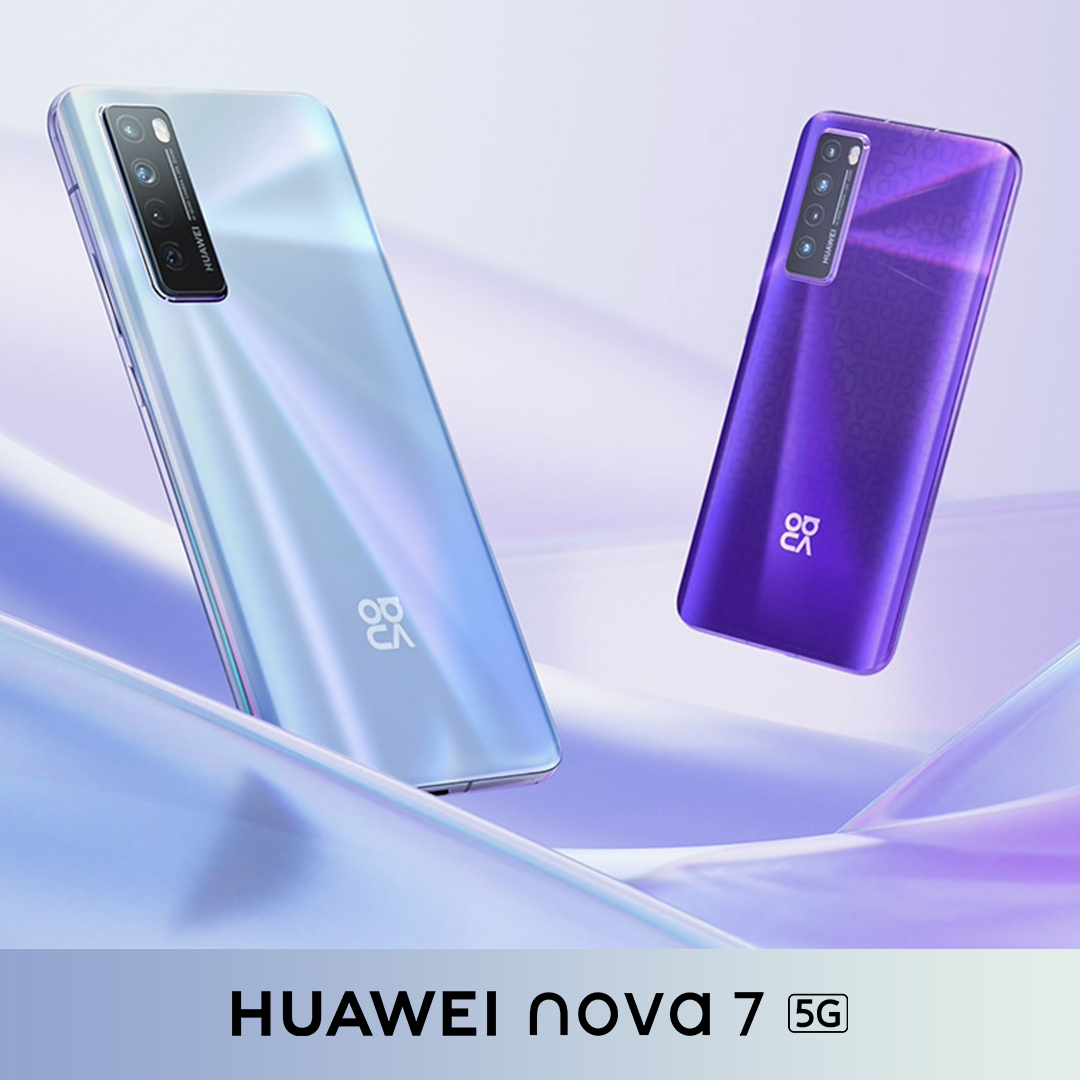 Jual Huawei Nova 7 5g Smartphone [8+256gb] | 64mp Ai Quad Camera | Kirin 985 | Supercharge 40w ...