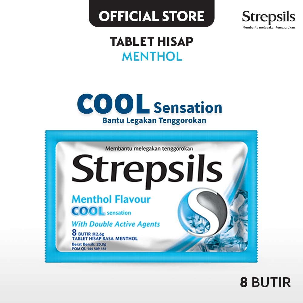 Promo Strepsils Cool Menthol Flavour 8s Diskon 8% di Seller Bliblimart ...