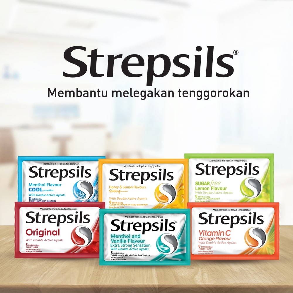 Jual Strepsils Extra Strong Menthol And Vanilla Flavour 8s Di Seller ...