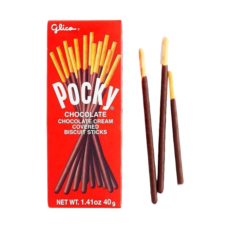 Jual Glico Pocky Stick Coklat 47 gr Halal di Seller Waldi Syahrul ...