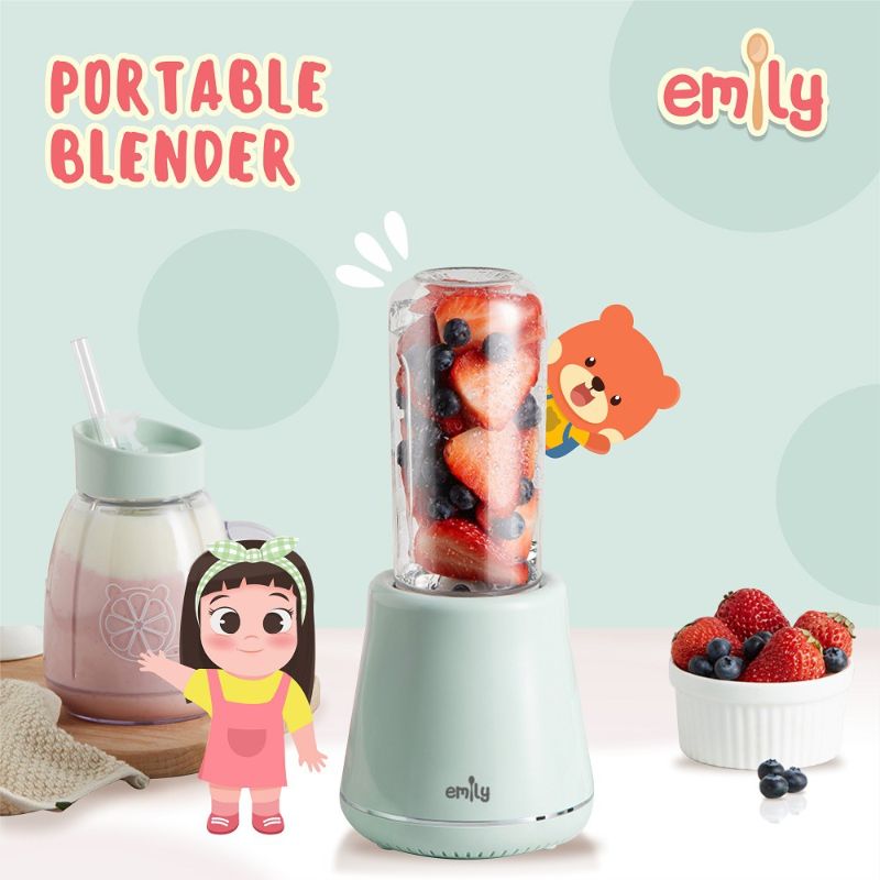 Jual Emily Portable Blender Travel Juicer [0.6 L/ Promo Pre-order] Di ...