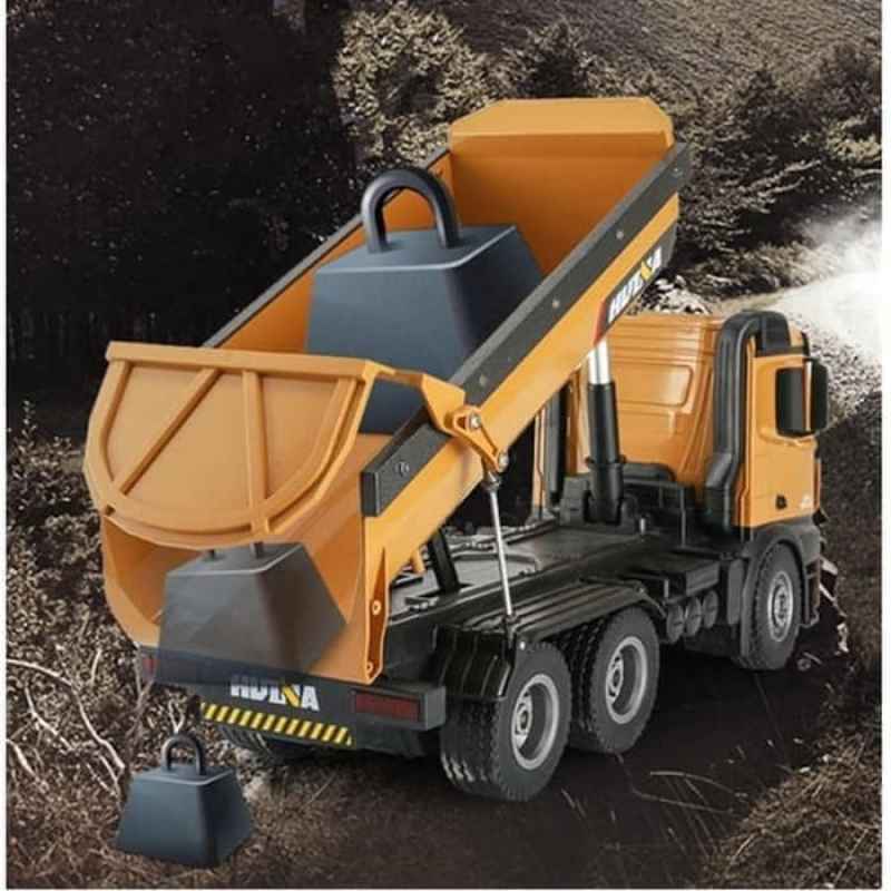 Jual Huina 1573 Rc Dump Truck Metal 10ch 1/14 Rc Alat Berat Rtr Di ...