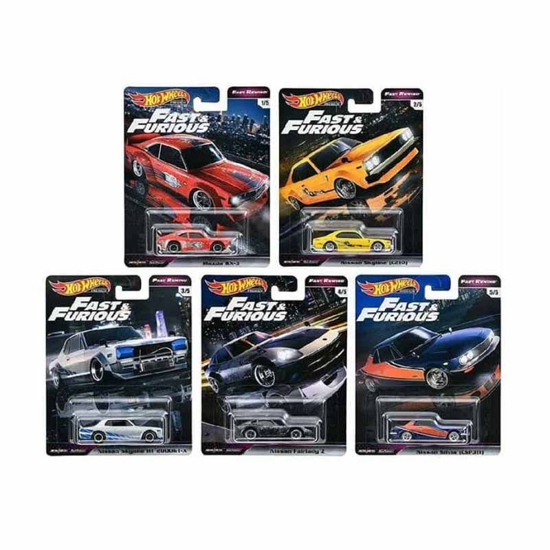Jual Hot Wheels Fast & Furious Fast Rewind Complete Set Diecast [5 Pcs ...