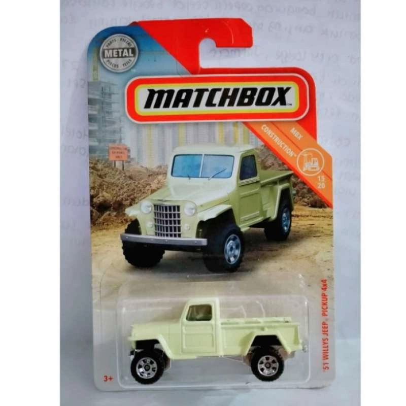 Jual MatchBox Jeep Willys Pickup 4X4 1951 Diecast [1:64] di Seller ...
