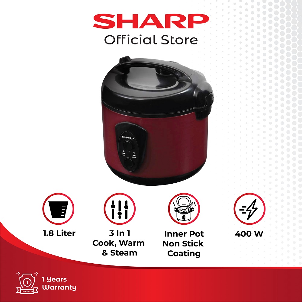 Jual Sharp Ks-n18mg-rd Rice Cooker [1.8 L] Di Seller Blibli.com ...