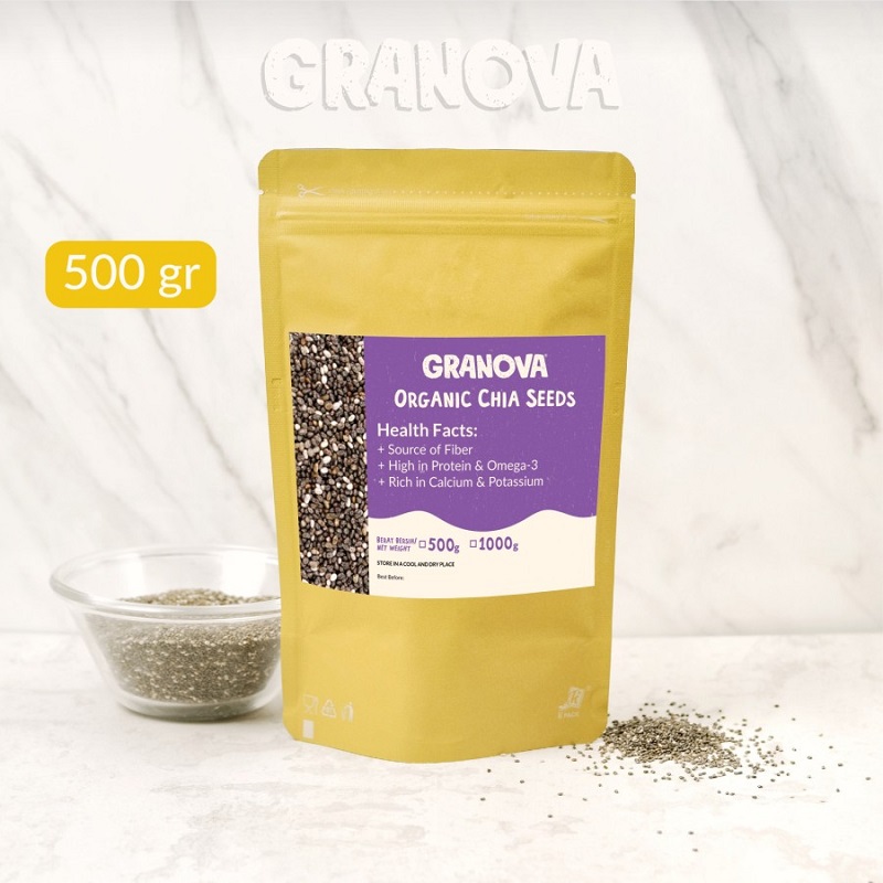 Promo Granova - Organic Premium Chia Seeds [500 g] Diskon 9% di Seller ...