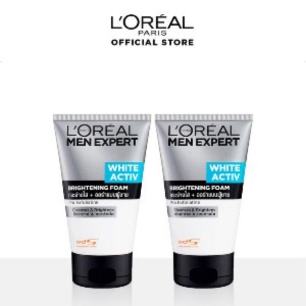 Jual L'Oreal Men Expert Brightening Foam Twin Pack (2pcs) di Seller L ...