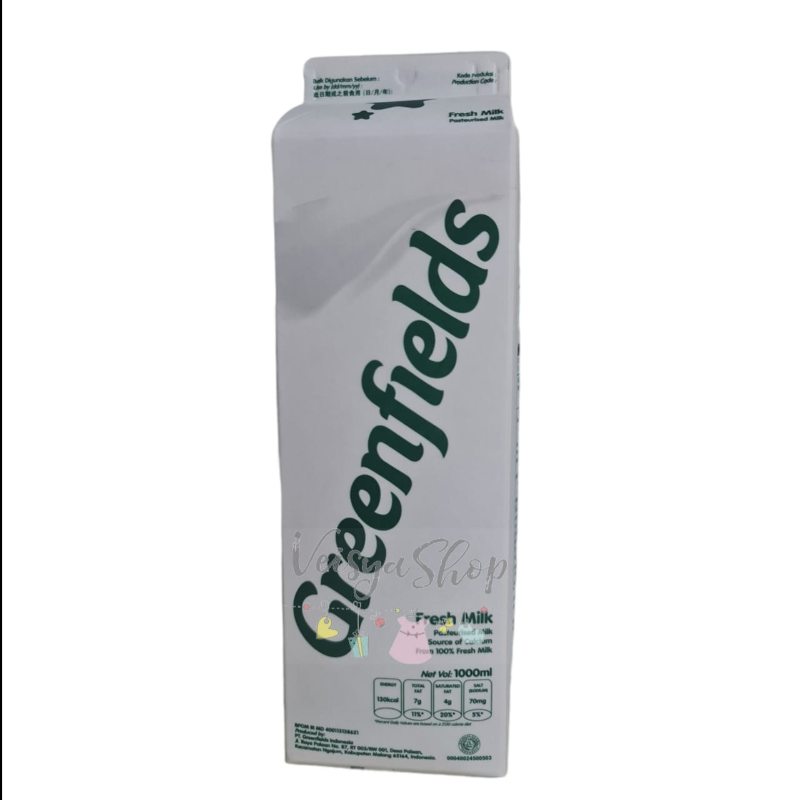 Jual Greenfields Fresh Milk Plain [1 liter] di Seller Hokky Fruit ...