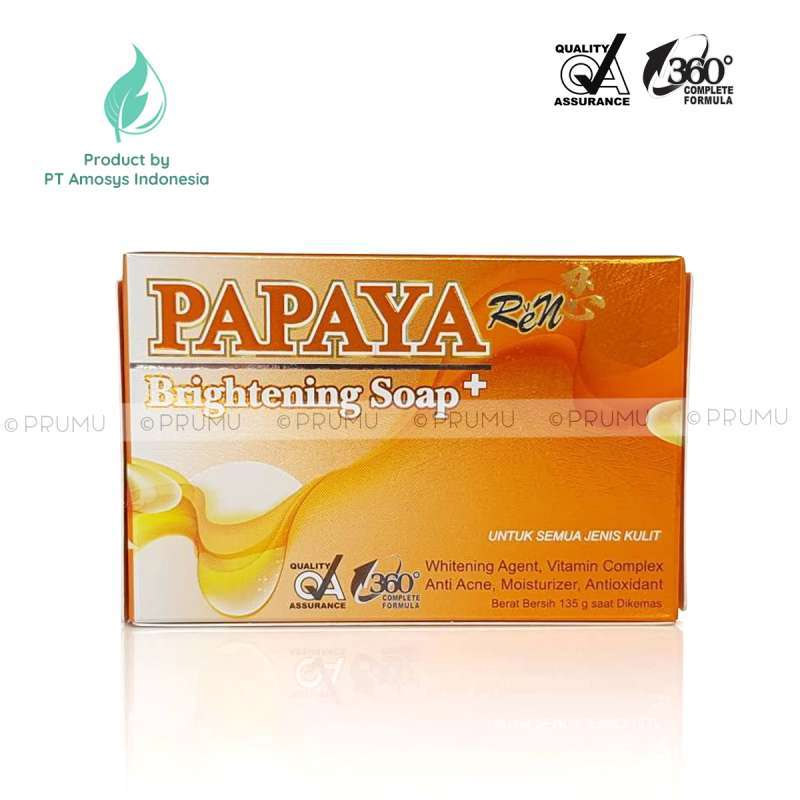 Jual REN Papaya Brightening Soap [135 g] di Seller Prumu Official Store ...