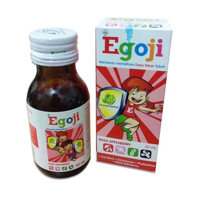 Jual EGOJI Syrup AppleBerry Multivitamin Daya Tahan Tubuh [50 mL] di ...