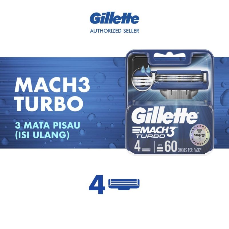 Jual Gillette March 3 Razor Base 4 pcs di Seller P&G PC - Gudang Blibli ...