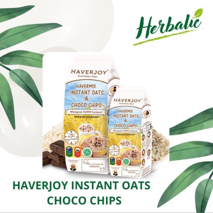Jual Haverjoy Instant Oats & Choco Chips [1Kg] di Seller W2fit Healthy ...