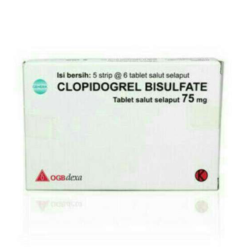 Promo Dexa Medica Clopidogrel Obat Resep Dokter [75mg/box isi 30 tablet ...