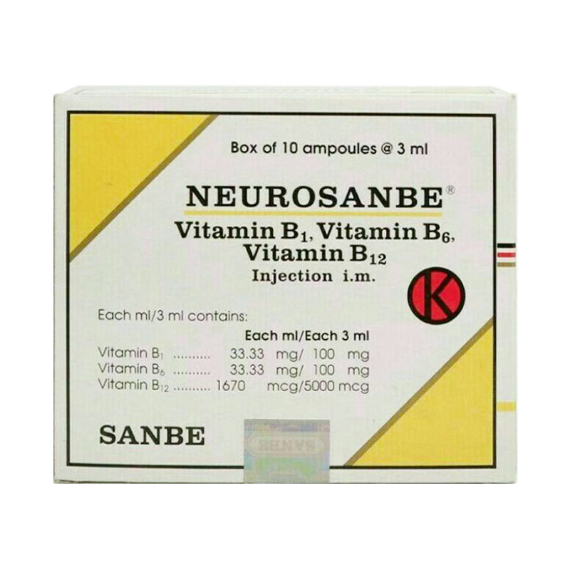 Jual Sanbe Neurosanbe Injeksi Obat Resep Dokter [box/ Isi 10 Ampu] Di ...