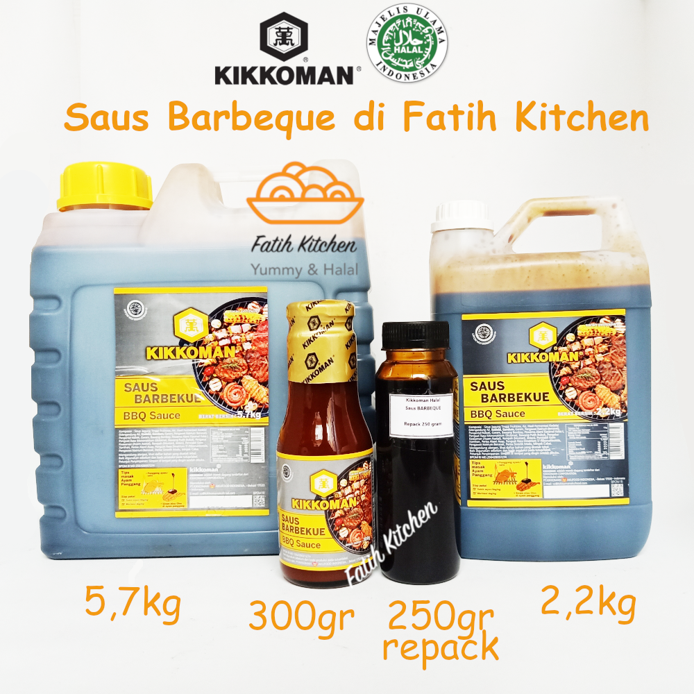 Jual Kikkoman Barbeque Halal 5,7 kg Jerigen - Saus Barbeque BBQ di Seller Fatih Kitchen - Perigi ...