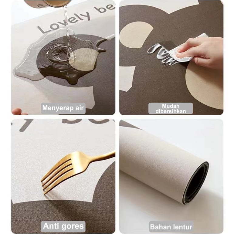 Promo Keset Kaki Diatomite Bundar Keset Kaki Kamar Mandi Nyerap Air ...