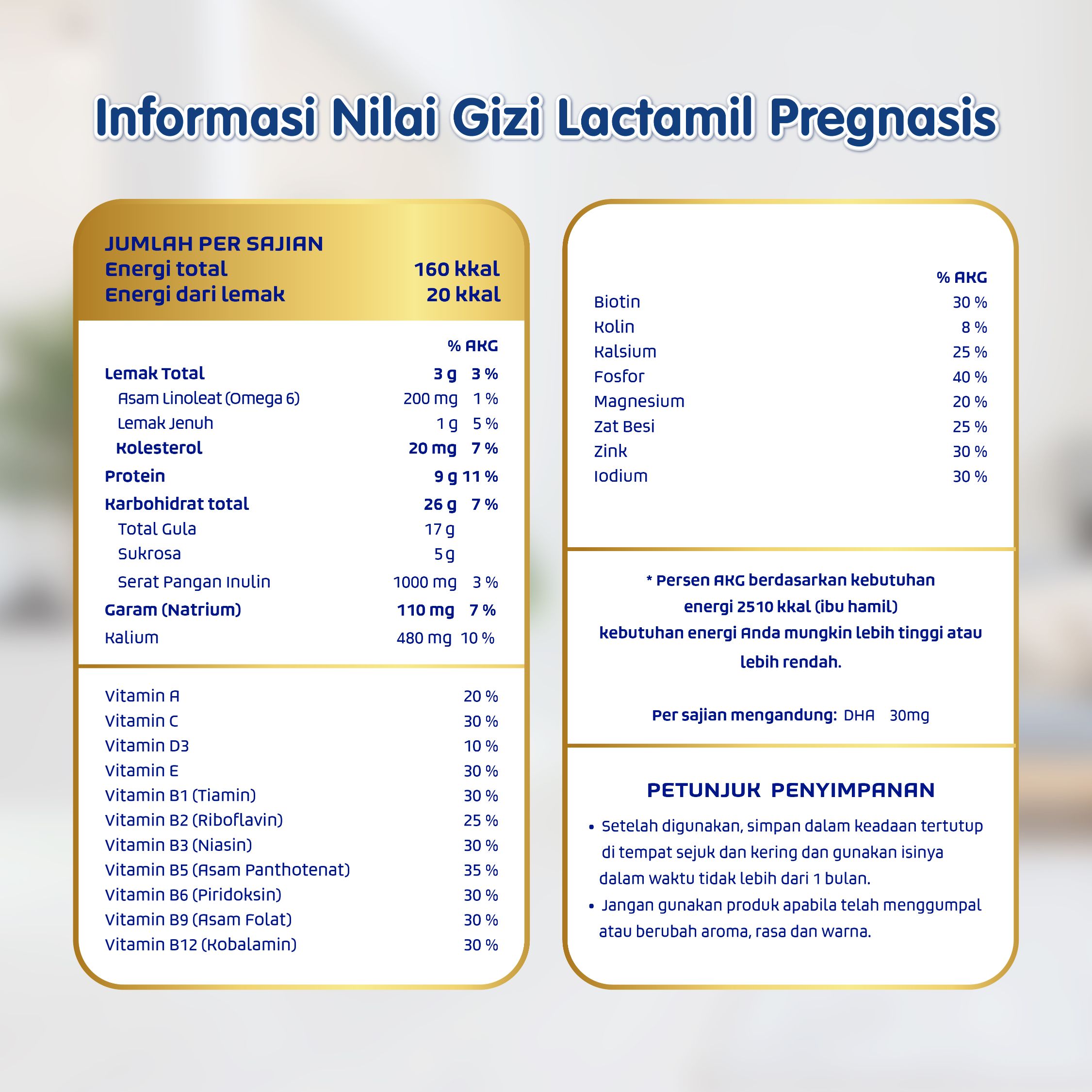 Jual Lactamil Pregnasis Stroberi Susu Ibu Hamil [200 G] Di Seller Danone Official Store - Gudang ...