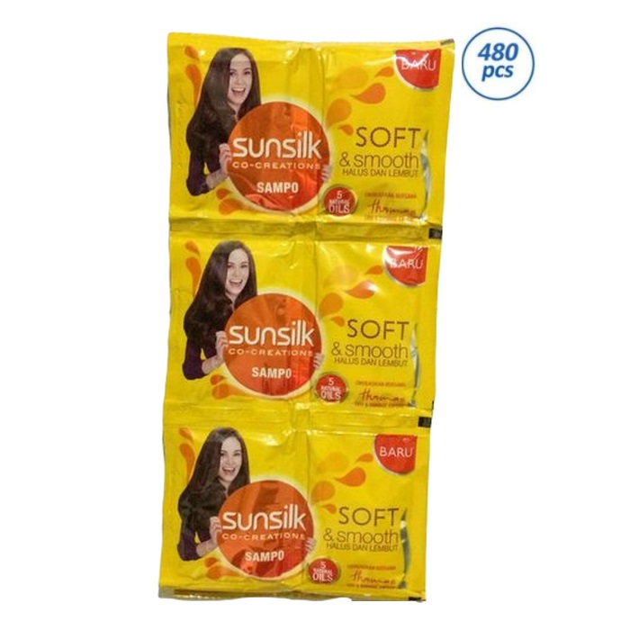 Jual Shampoo Sunsilk Kuning (Karton/480 pcs/9 ml) di Seller Toko Mama ...