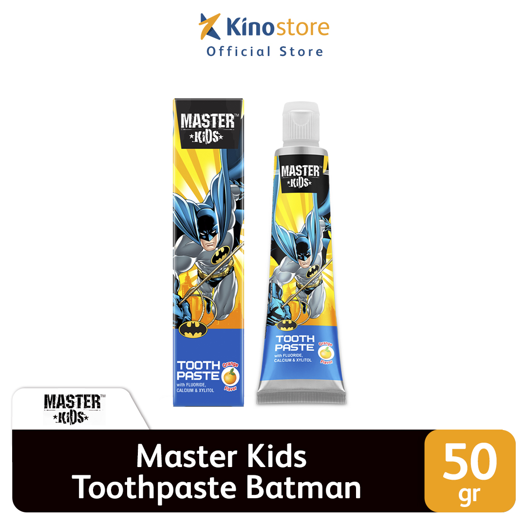 Promo Master Kids Batman Toothpaste [50 g] Diskon 44% di Seller Sleek ...