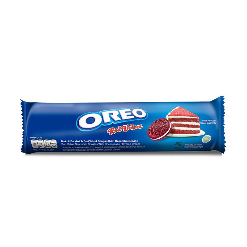 Jual Oreo Red Velvet Biskuit [123,5 g] di Seller Lan Market - Kota ...