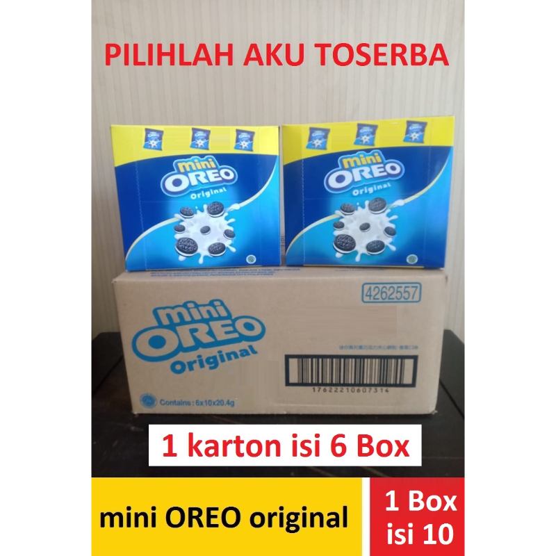 Promo Oreo Mini Vanilla Pouch 10x20,4 gr ( HARGA 1 KARTON ISI 6 BOX ...